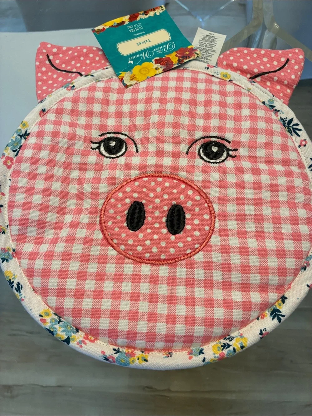The Pioneer Woman | Kitchen | The Pioneer Woman Pink Gingham Pig Oven ...